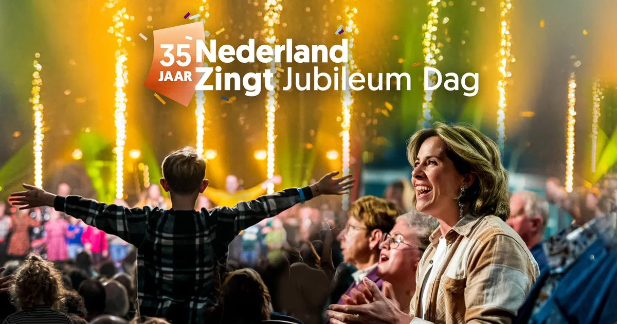 Bestel nu je ticket voor de Nederland Zingt Jubileum Dag! - Nederland Zingt
